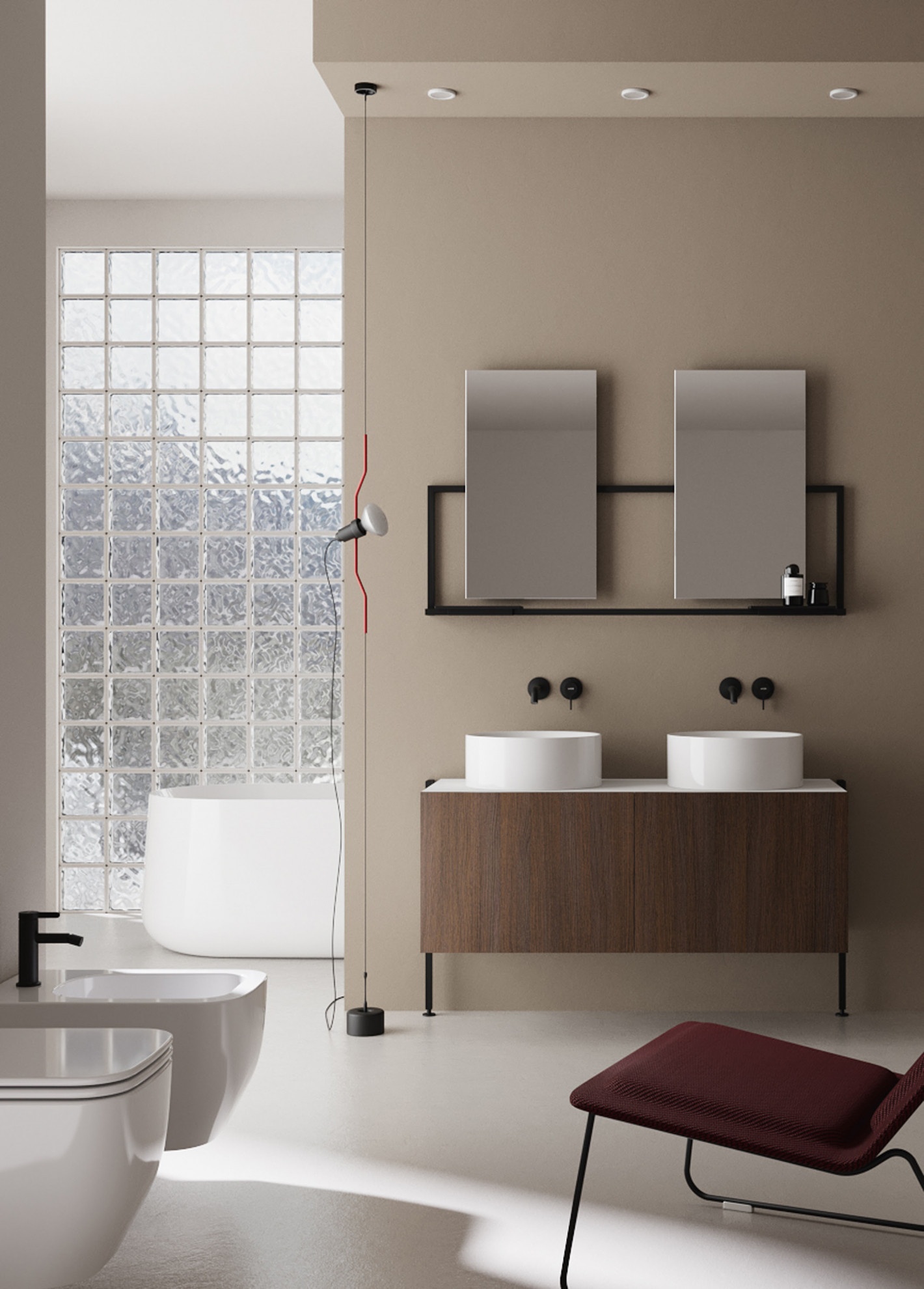 Simmetria esterna e organicità interna per il nuovo lavabo Scarabeo ...